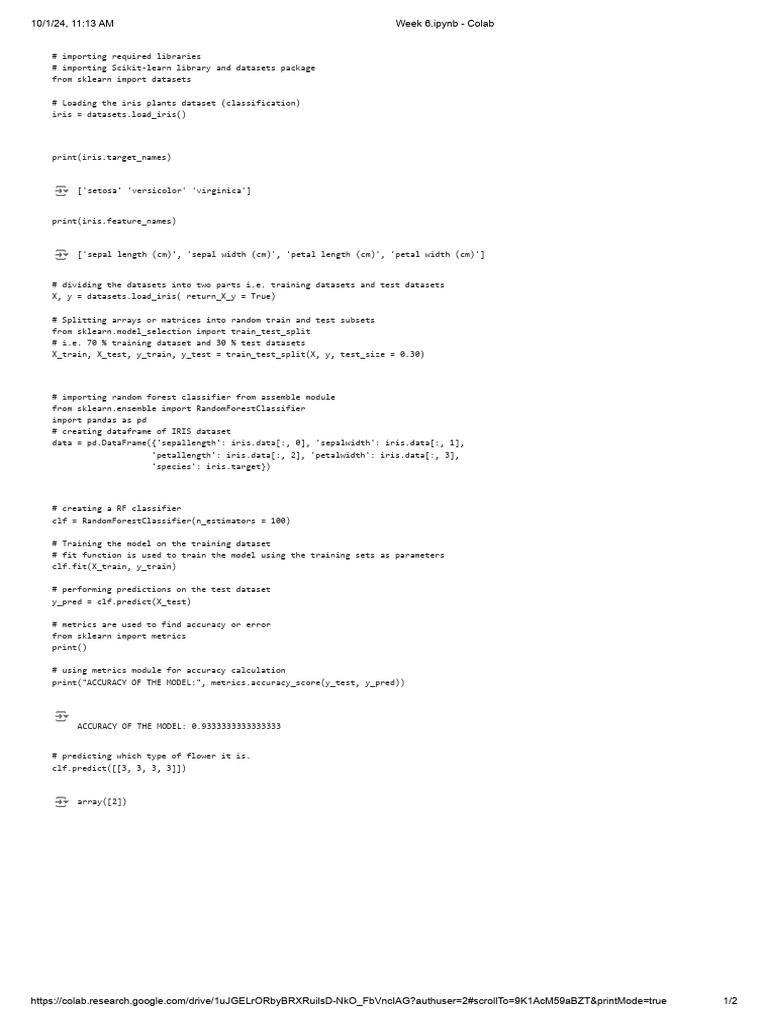 Week 6.ipynb - Colab | PDF