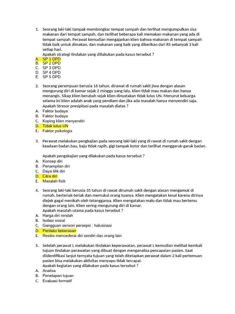 Soal Pak Mahyar | PDF