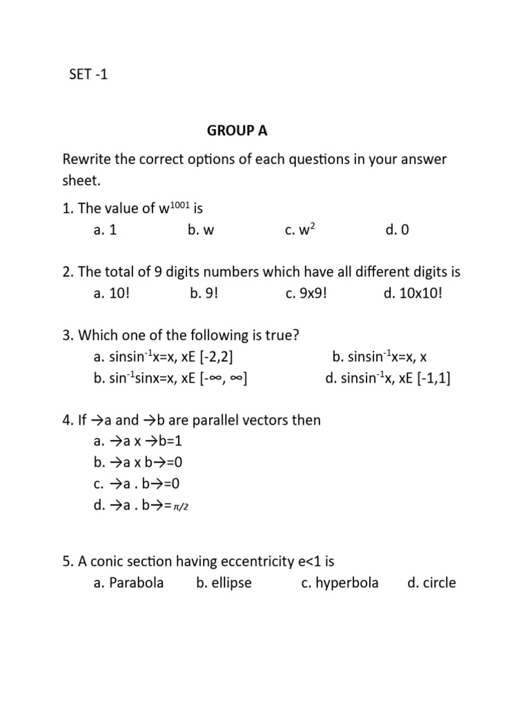 Math Set 1 | PDF | Geometry | Teaching Methods & Materials