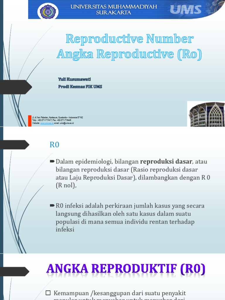 Reproductive Number Baru | PDF