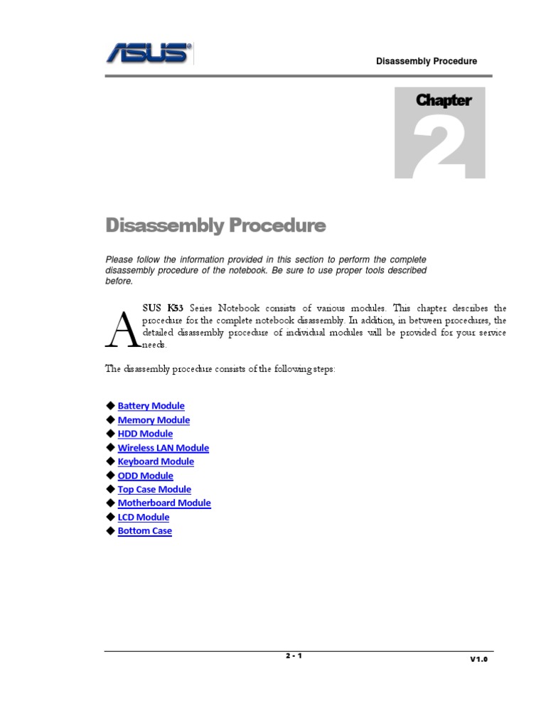 K53 Series Guide Chapter 02-V1.0 | PDF | Laptop | Microcomputers