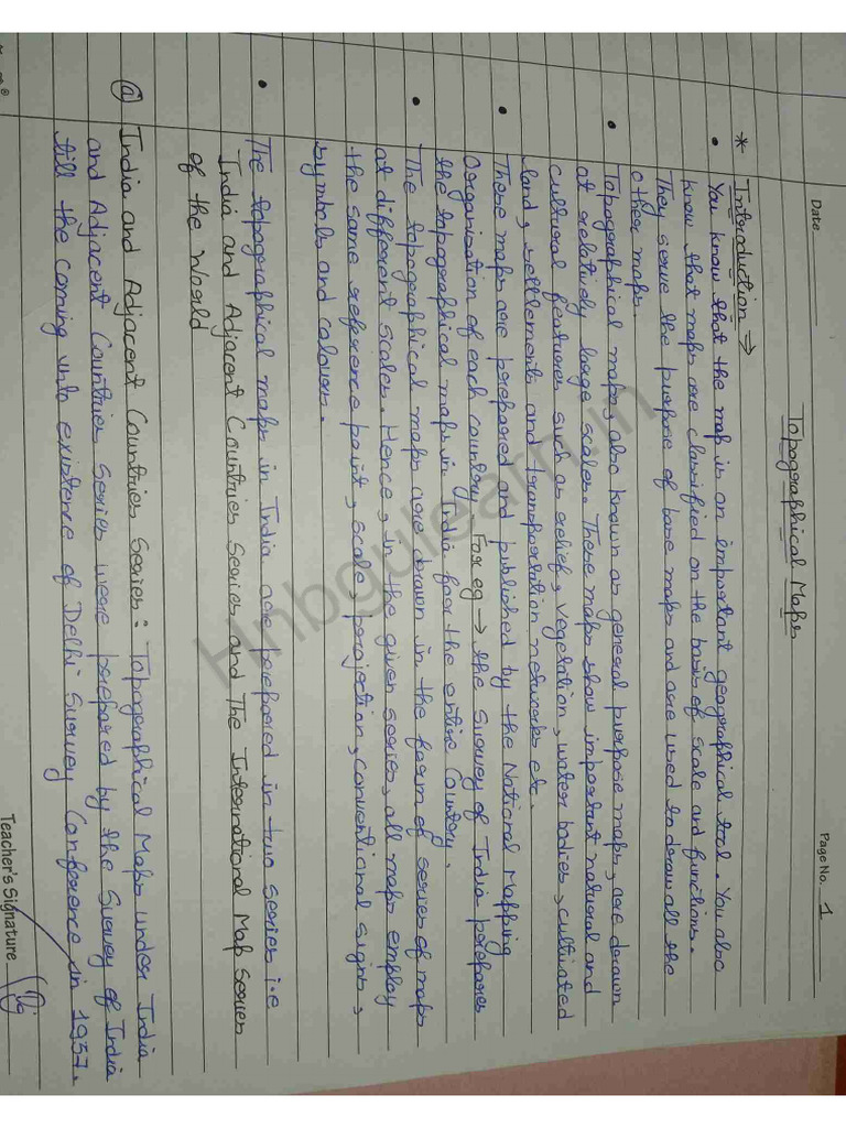 Geography Practical File English Hnbgu Learn | PDF