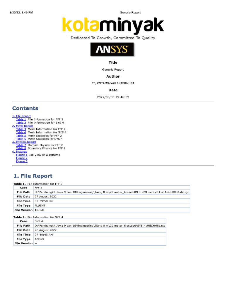 Wind Load Report Tiang 8 Meter 2 Lampu | PDF