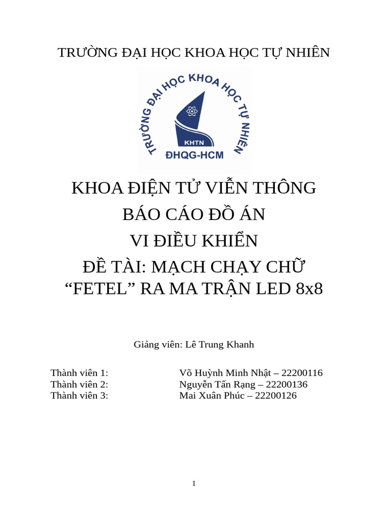 Microcontroller Project | PDF