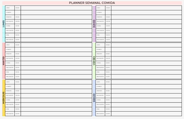 ComidasSemanalHorizontal 20241003 012315 0000 | PDF