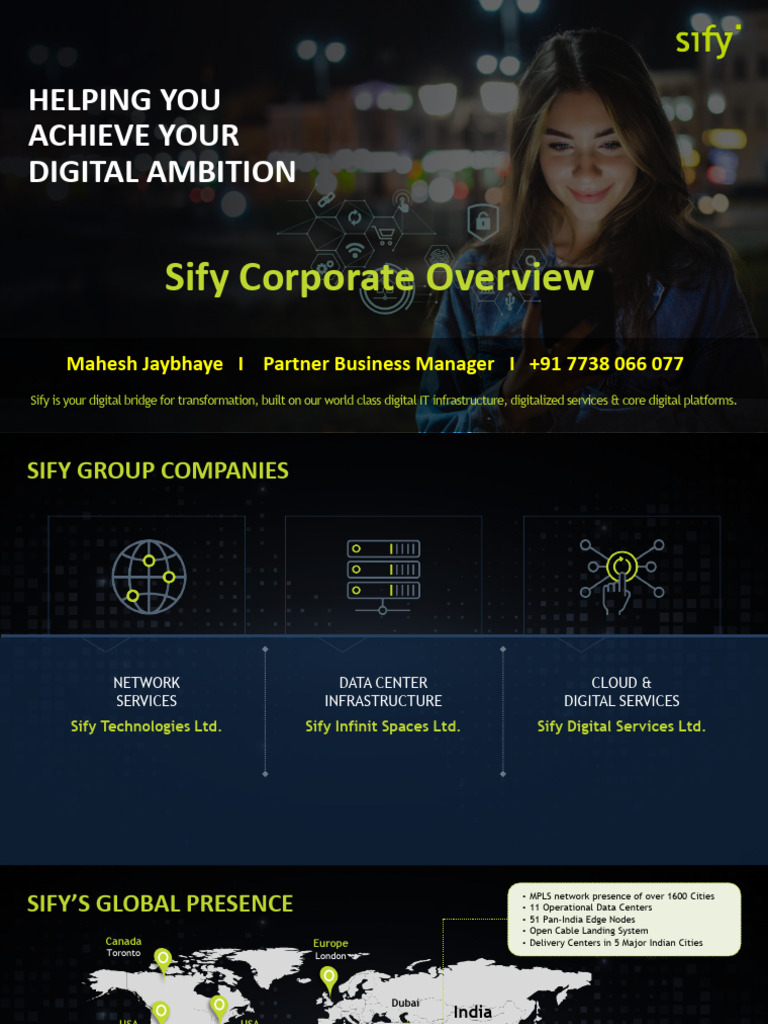 Sify TRU Corp Deck | PDF