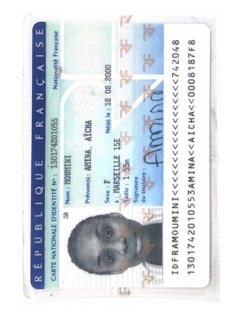 Carte D'identit 1 | PDF