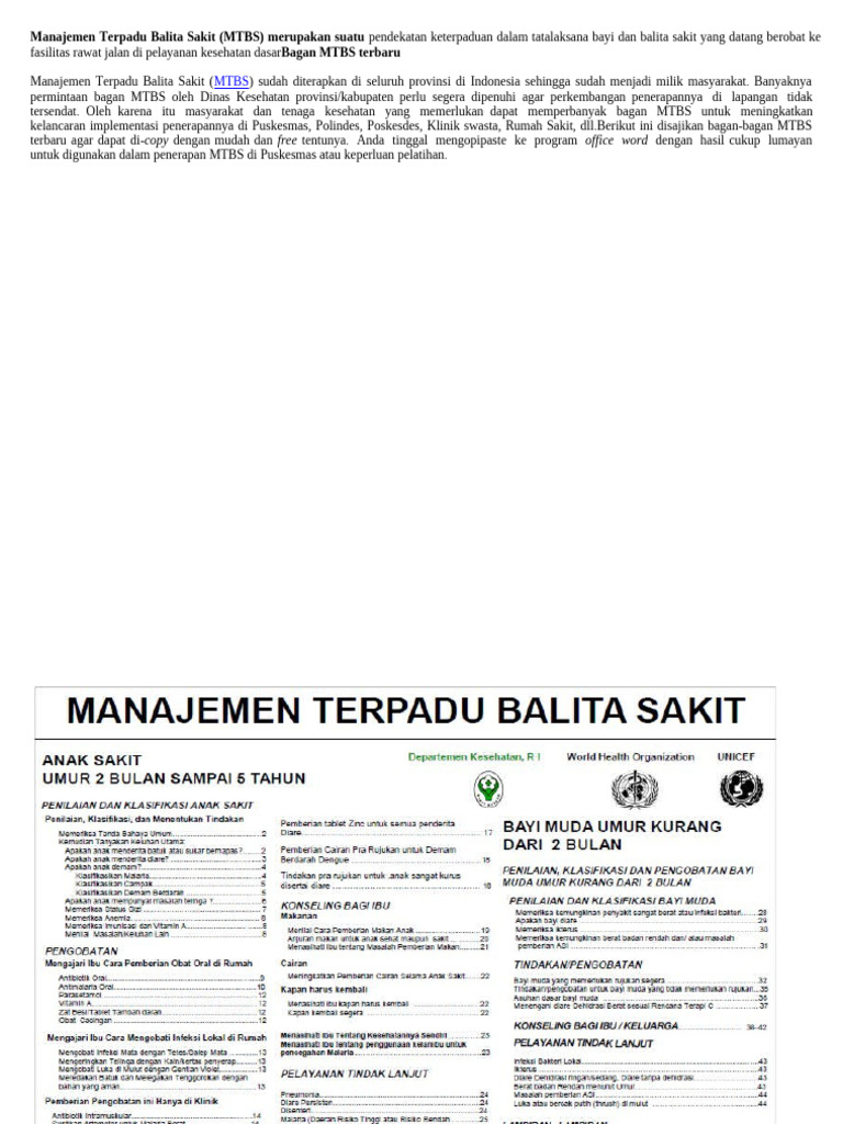 Bagan Mtbs Terbaru | PDF