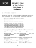AP Psych Myers Unit Practice Test Multiple Choice Answers | PDF | Tests ...