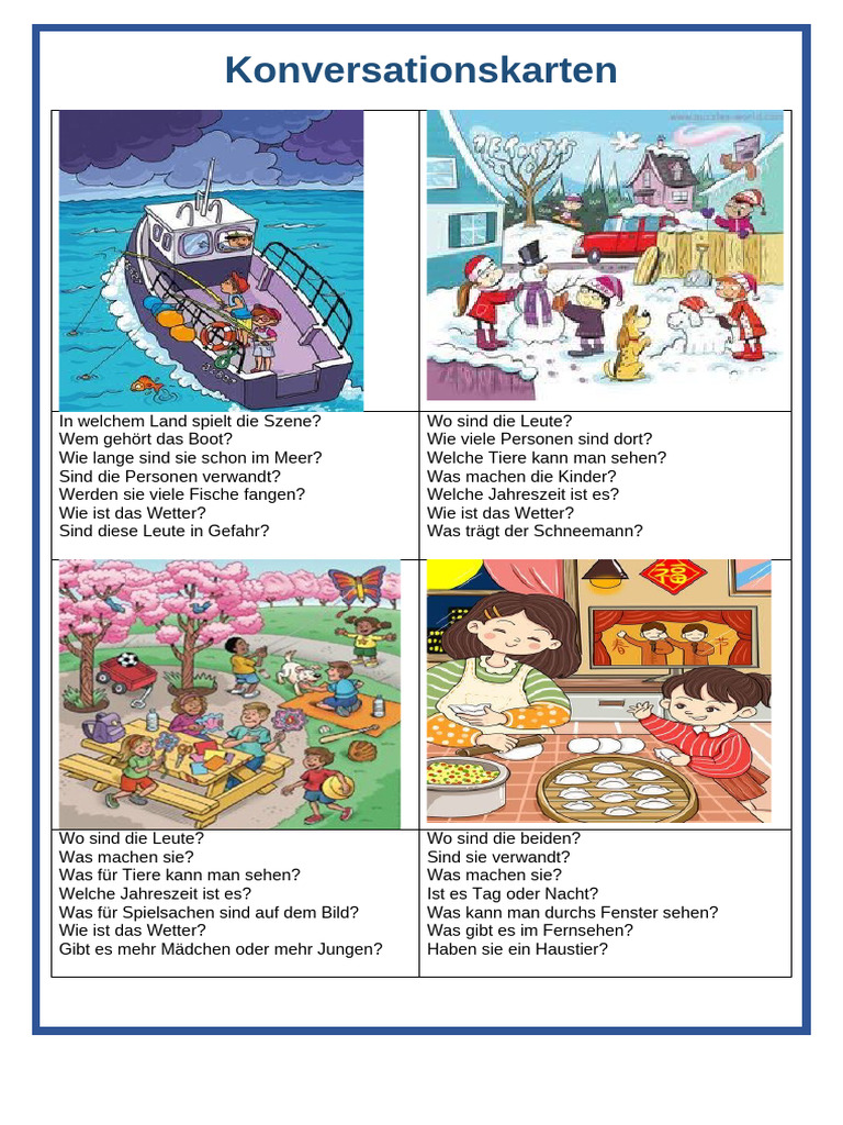 Konversationskarten-Kinde 159223 | PDF