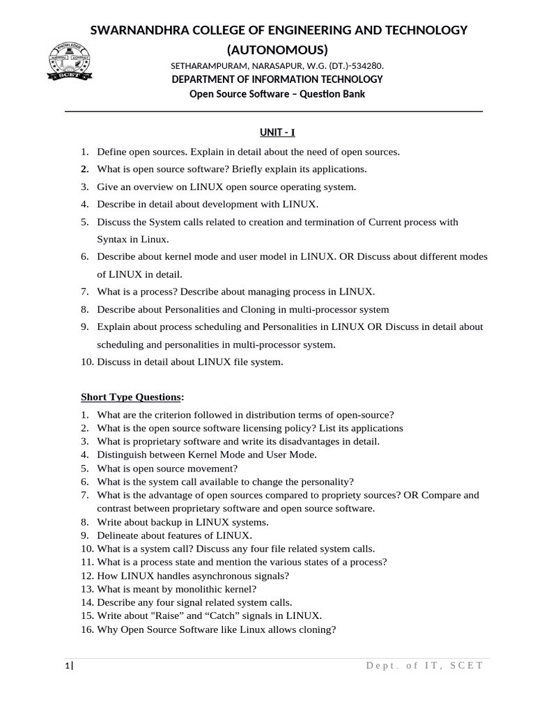 Open Source Software | PDF