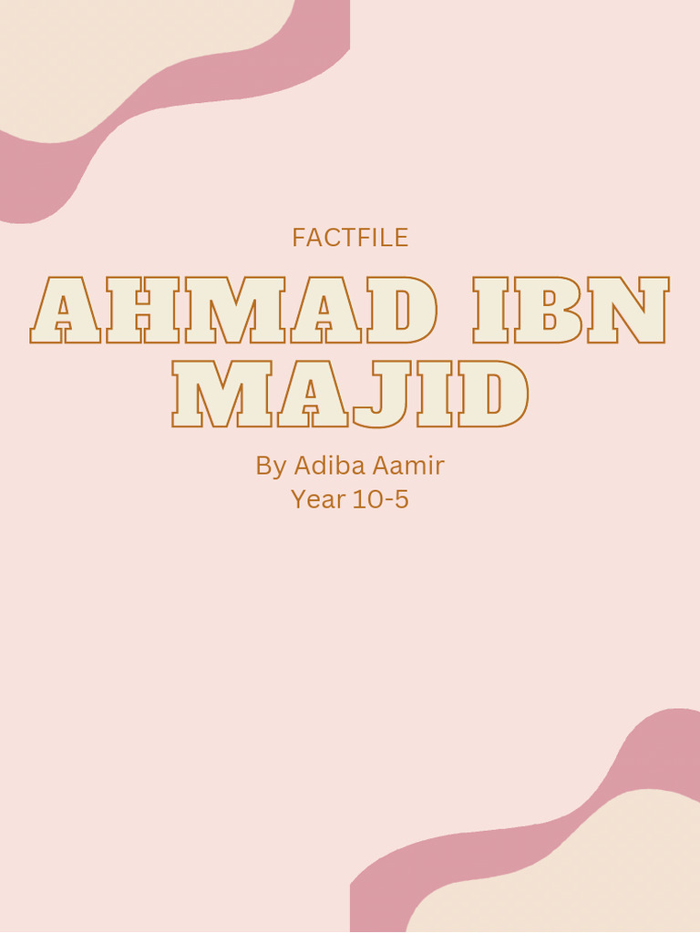Ahmad Ibn Majid | PDF
