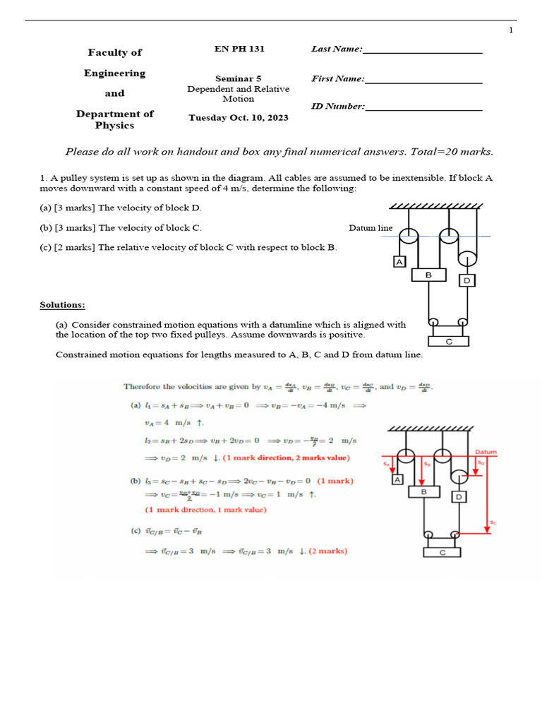Seminar 5 F2023 | PDF