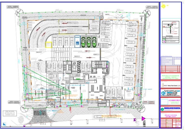 Earthing Layout-GROUND FLOOR PLAN | PDF