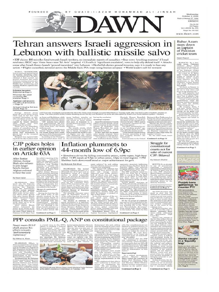 pdf10 02 2024 Dawn Newspaper | PDF