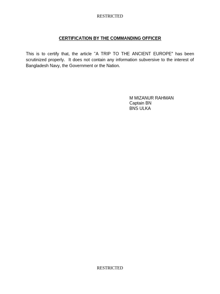 Biography of LT CDR Sabbir (P No - 3188) | PDF