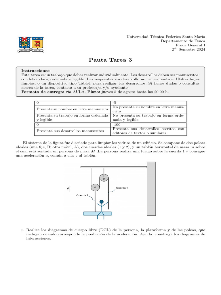 Tarea3 FIS110 2024.2 | PDF
