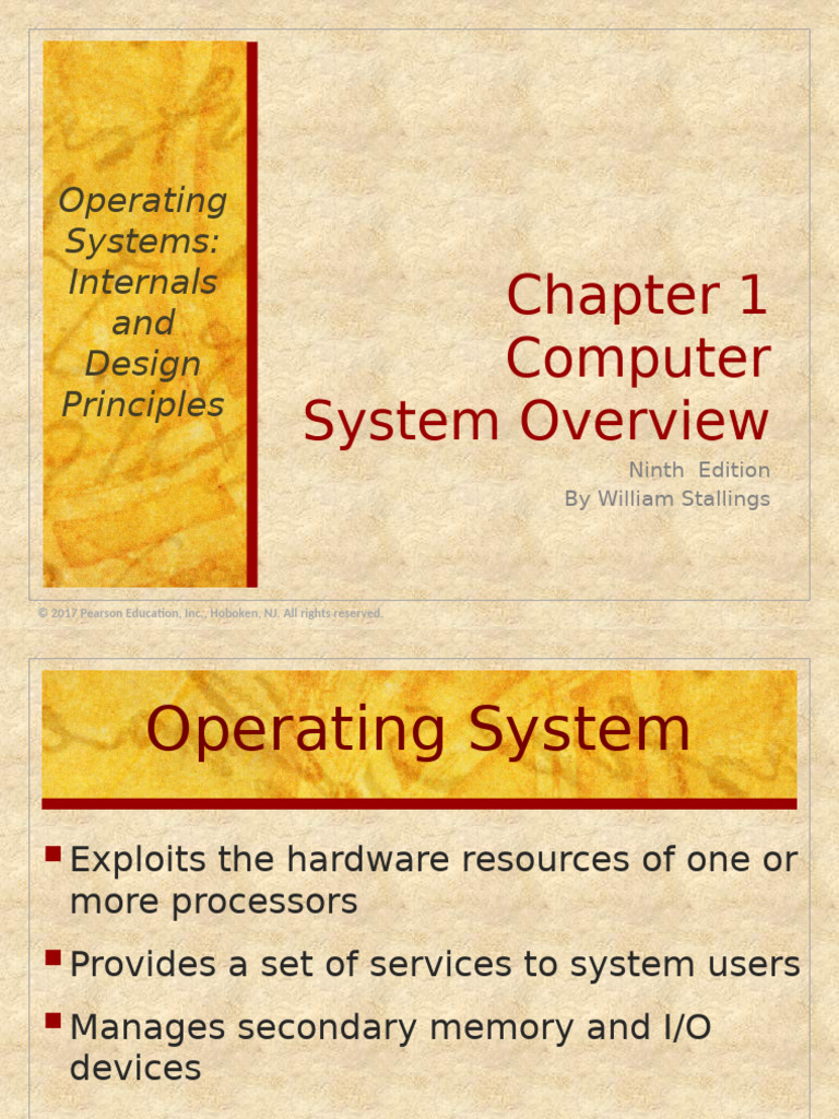 Ch01-OS9e Computer System Overview | PDF