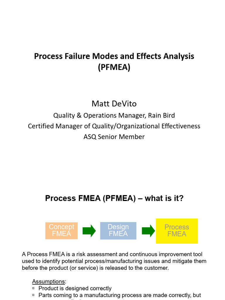 Pfmea | PDF