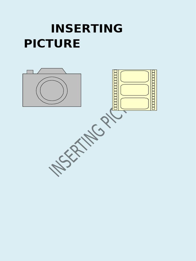 inserting picture | PDF