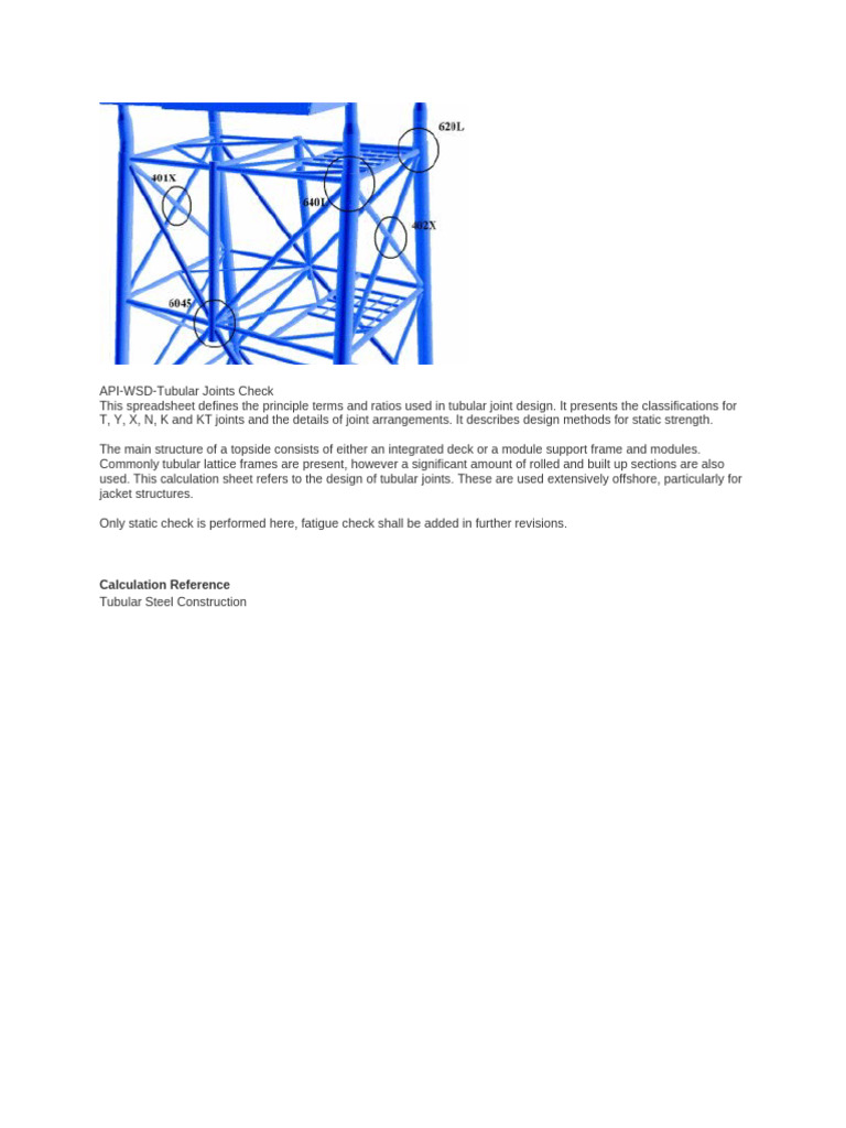 Offshore Tubular Joints Punch Check | PDF