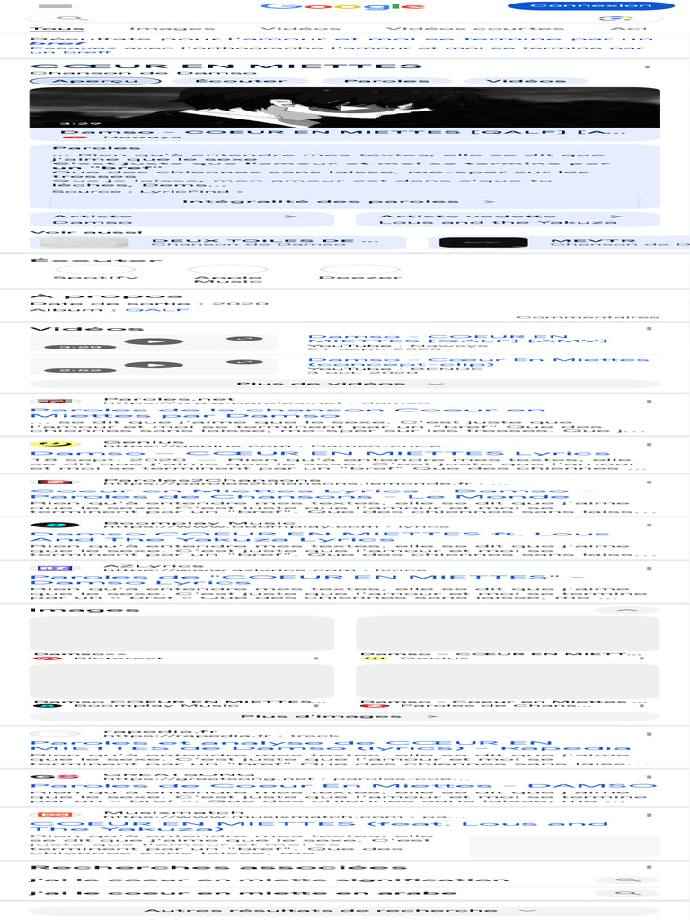 L'amour Et Moi Se Termine Par Un Breff - Recherche Google | PDF