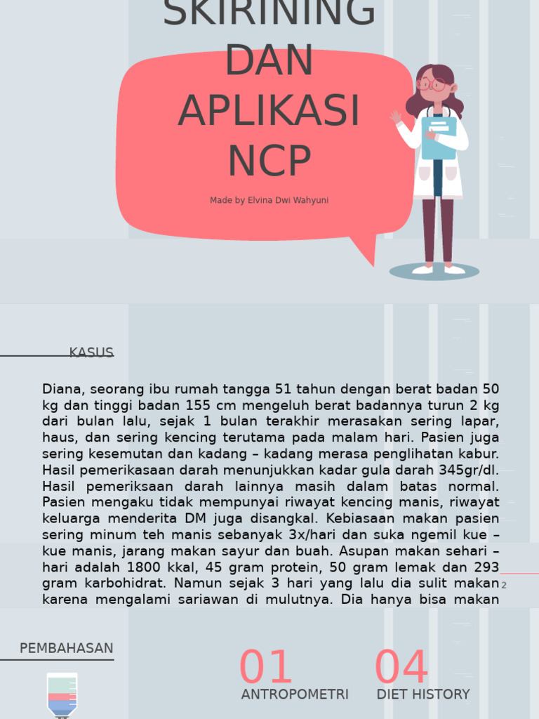 Elvina Dwi Wahyuni - Skrining Dan Aplikasi NCP | PDF