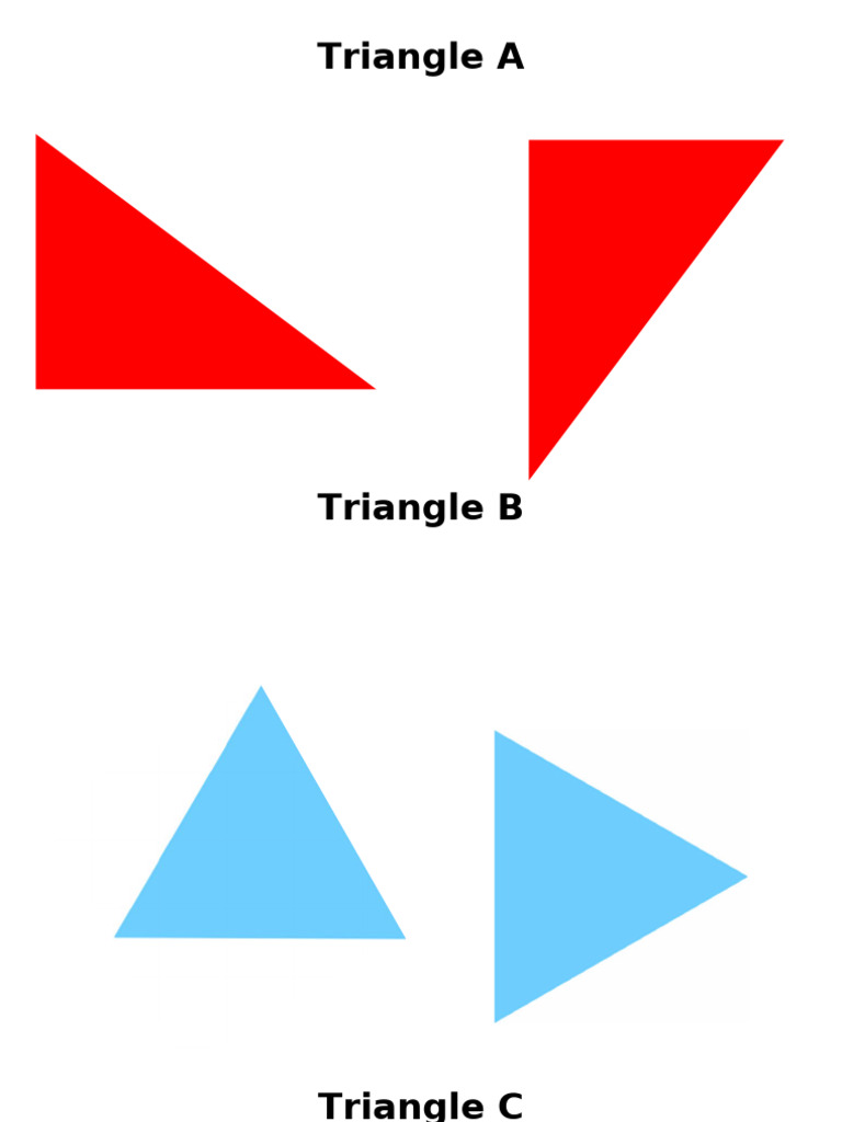 Mini lesson - Ch. 5 - classifying triangle -the triangles- | PDF