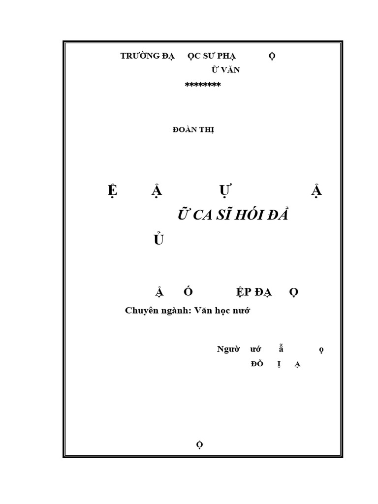 Nghe Thuat Xay Dung Nhan Vat Trong Nu Ca Si Hoi Dau Cua e Ionesco kl06338 | PDF