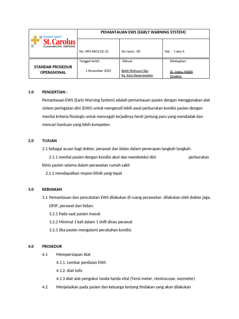 Spo Ews 2022-Rev | PDF
