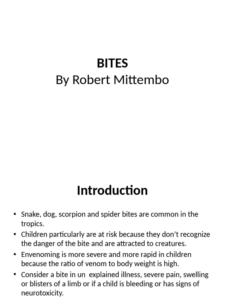 Bites | PDF