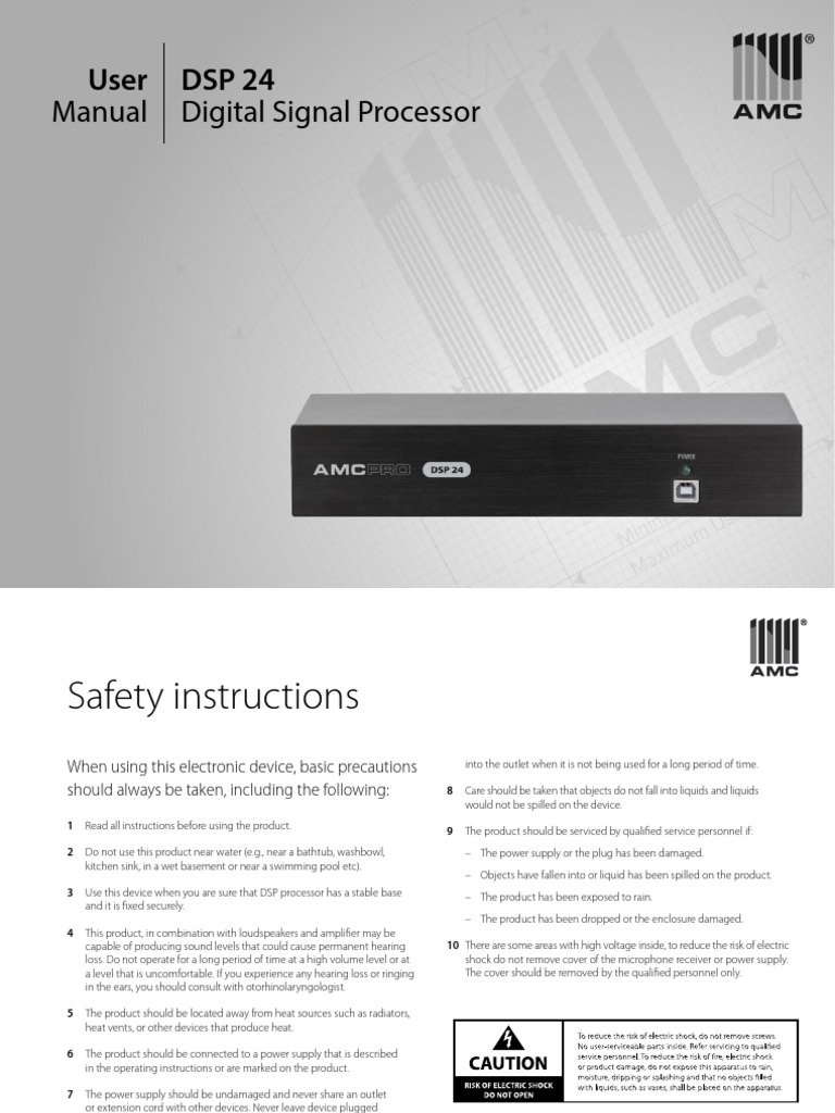 DSP 24 user manual | PDF