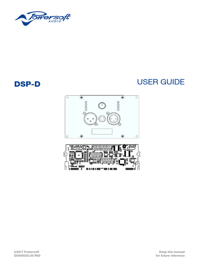 Powersoft DSP-D Uguide | PDF