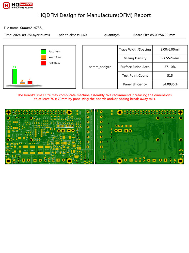 DFM Nextpcb Reporting | PDF | Electrical Engineering