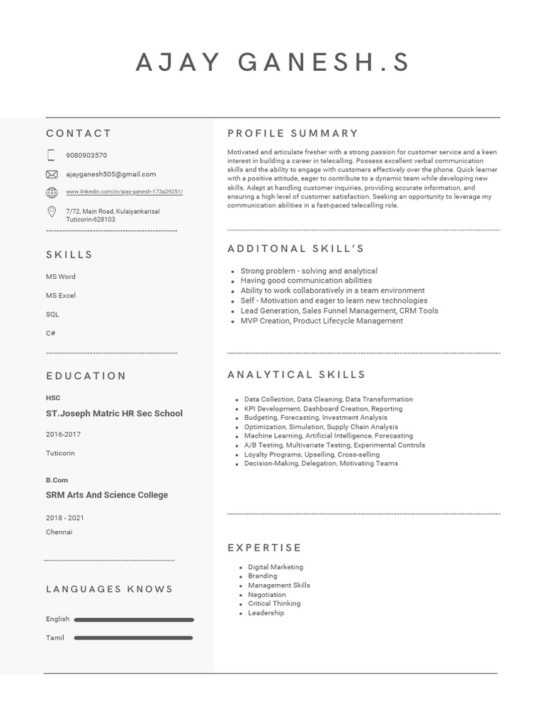 Ajay Resume | PDF