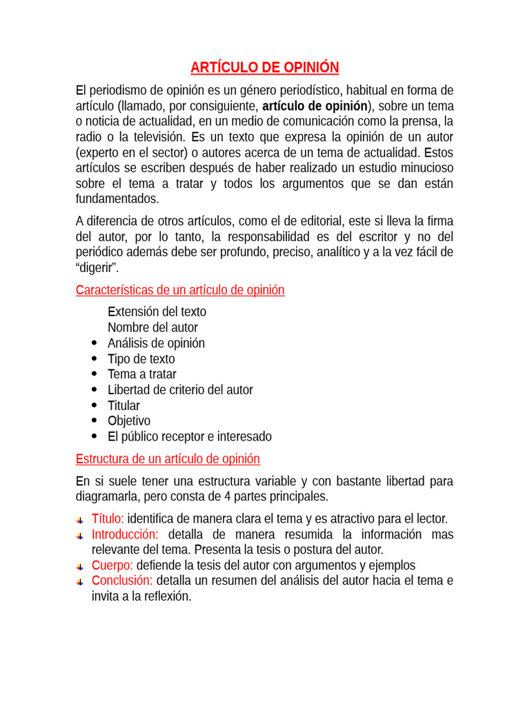 Artículo de Opinión | PDF | Comunicación humana | Crecimiento personal y profesional