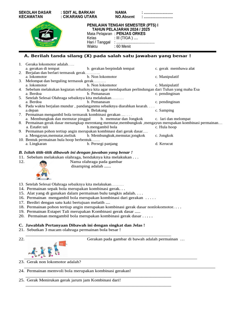 Pts Ganjil 2024 | PDF