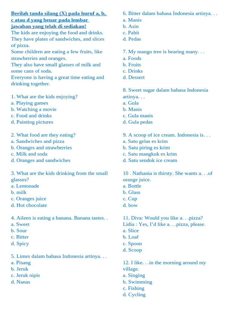 Uts English Semester 1 | PDF