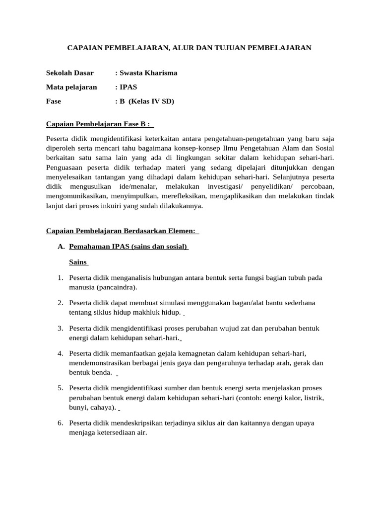 CP, Atp, TP Ipas KLS 4 | PDF