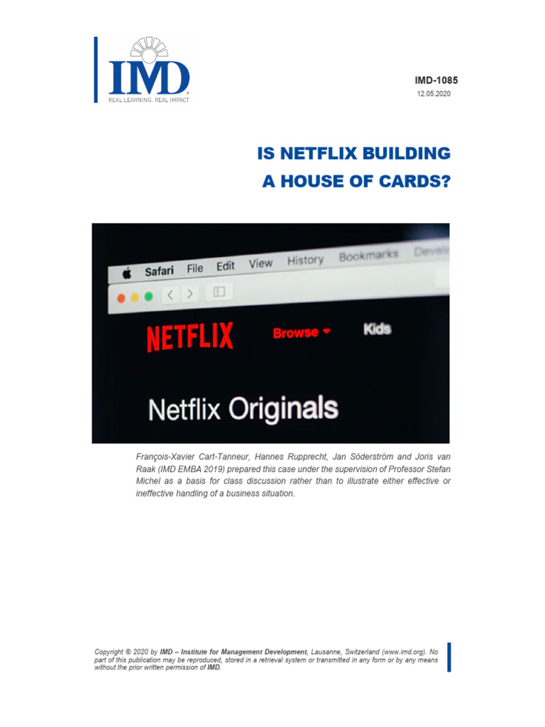 Netflix Case Study | PDF