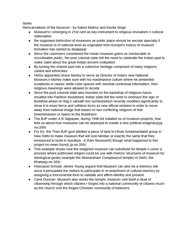 Notes For Research Methodology | PDF | Museum | Art