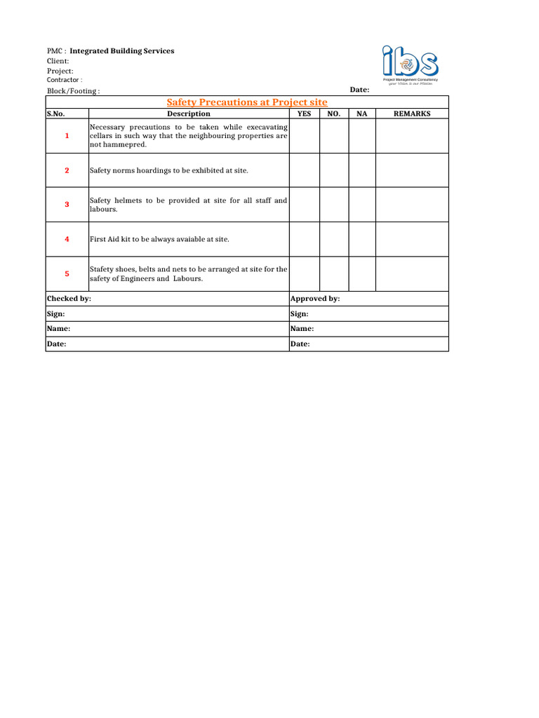 Ibs Checklists | PDF