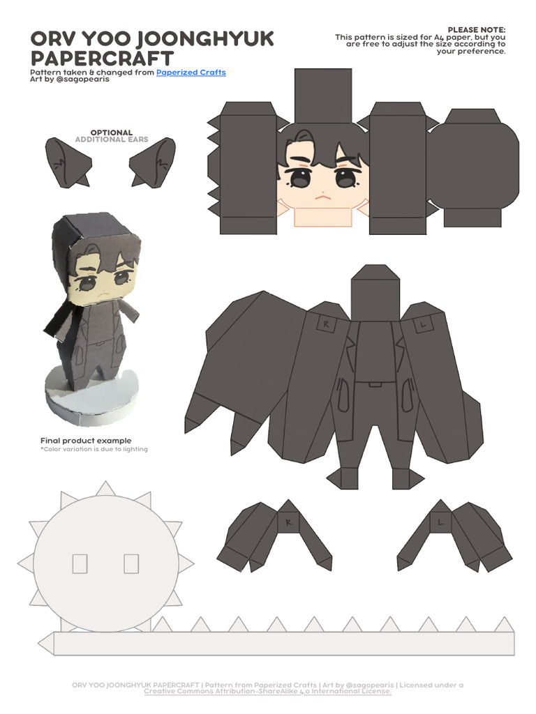 Orv Yoo Joonghyuk Papercraft | PDF
