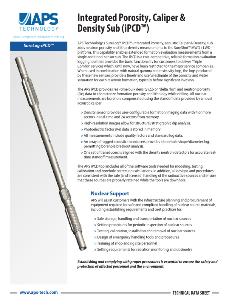 Surelog Ipcd Tech Sheet | PDF