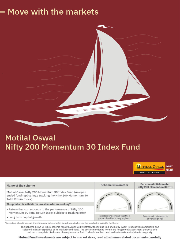 7afce Leaflet Motilal Oswal Nifty 200 Momentum 30 Index Fund RD Aug 2024 | PDF
