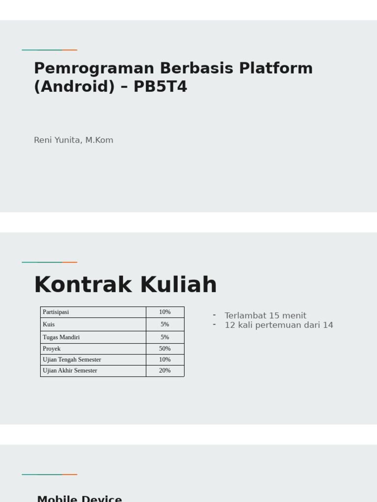 P-1 Pemrograman Berbasis Android | PDF
