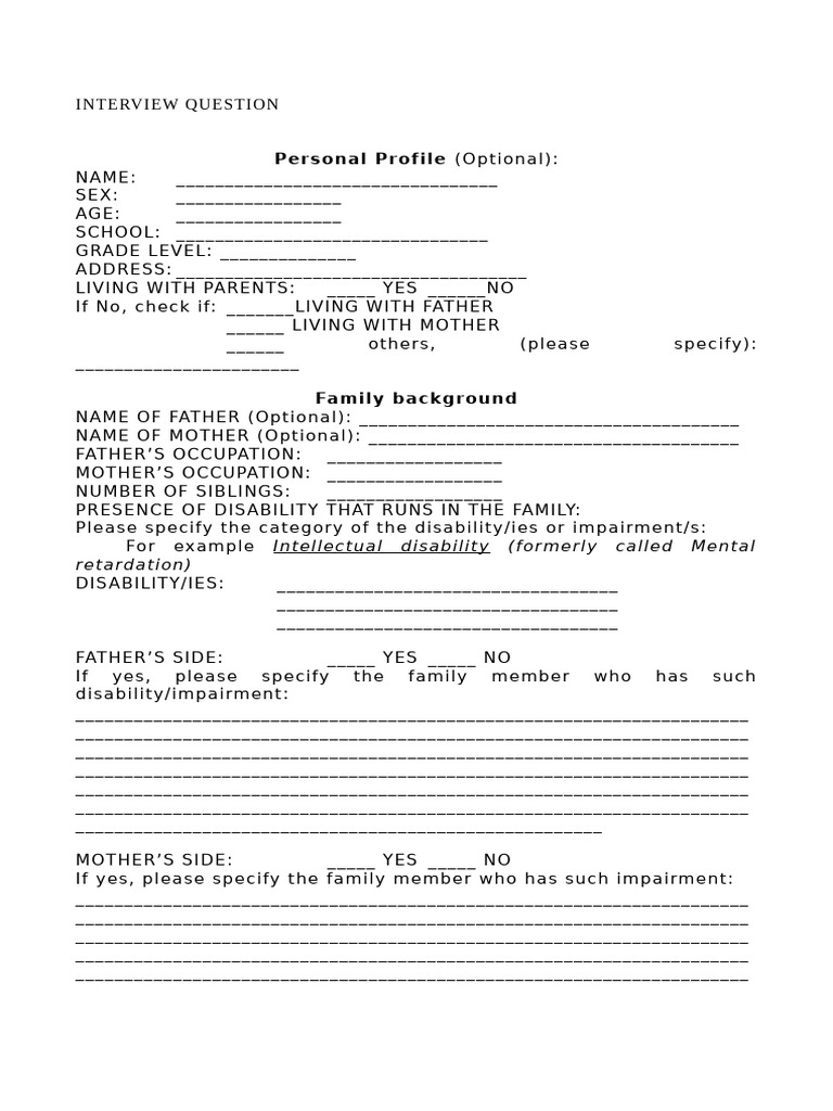 Interview Question | PDF