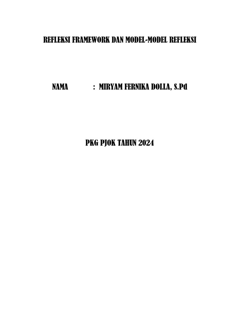 FRAMEWORK GIBBS Ceci Raflis | PDF