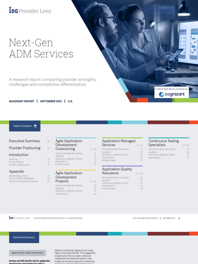 Isg Provider Lens Next Generation Adm Services | PDF