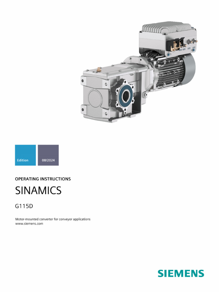 Innomotics SG G115D Inverter | PDF